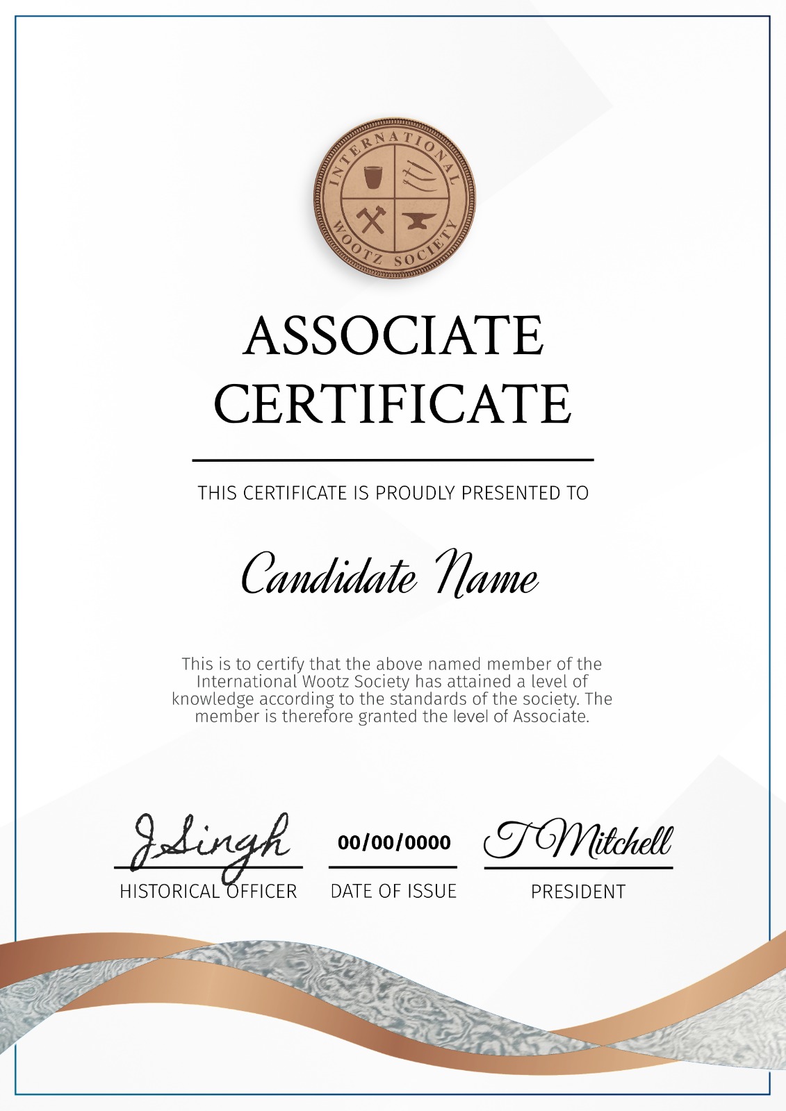 Levels & Certification – International Wootz Society