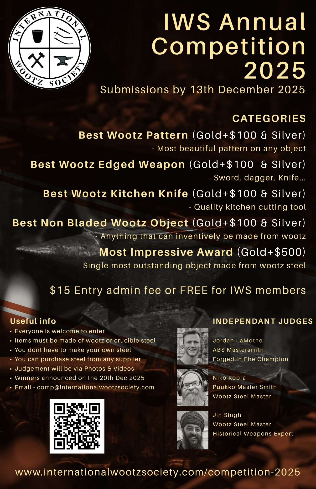 Competition 2025 – International Wootz Society